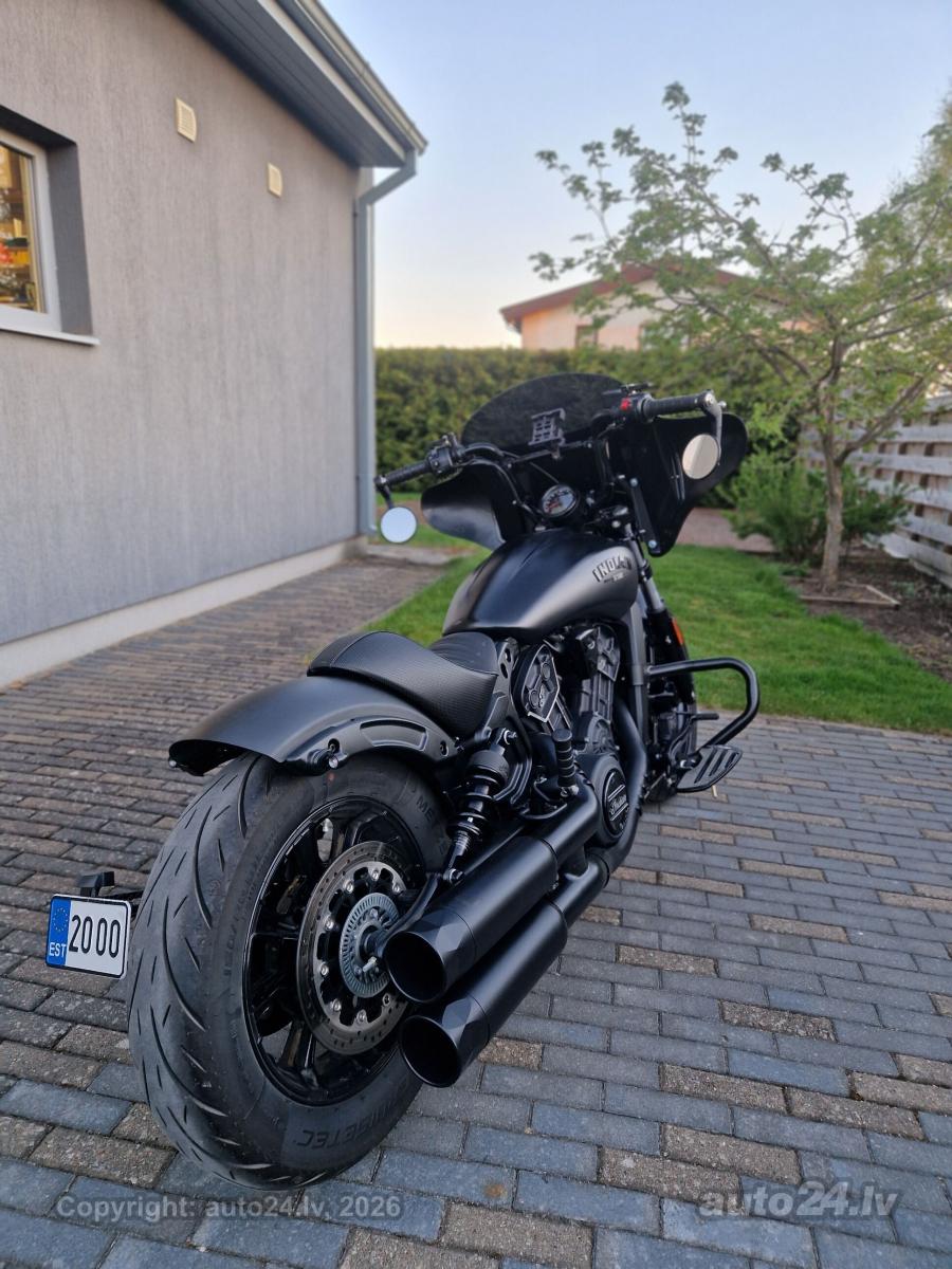 Melns Indian Scout 2023 Tallina, ar dzinēja tilpumu 1.34 L un nobraukumu 24 tūkst. km par 12900 €, foto 5 vietnē AUTOMOTO.COM.LV