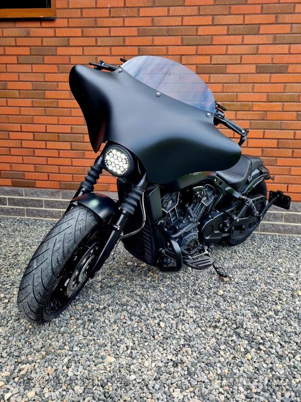 Black Indian Scout 2023 in Tartu, with an engine capacity of 1.13 L and mileage of 25 thousand km for 10750 €, photo 3 on AUTOMOTO.COM.LV