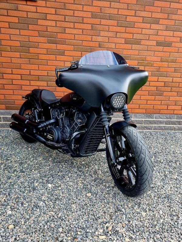 Black Indian Scout 2023 in Tartu, with an engine capacity of 1.13 L and mileage of 25 thousand km for 10750 €, photo 10 on AUTOMOTO.COM.LV