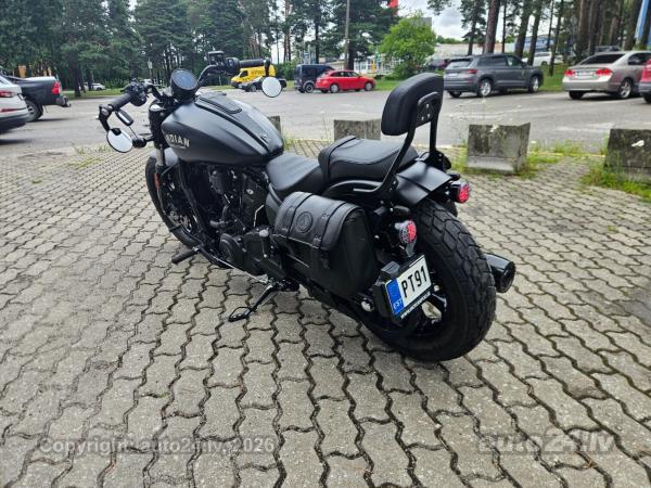 Melns Indian Scout 2025 Tallina, ar dzinēja tilpumu 1.25 L un nobraukumu 3 tūkst. km par 15900 €, foto 4 vietnē AUTOMOTO.COM.LV