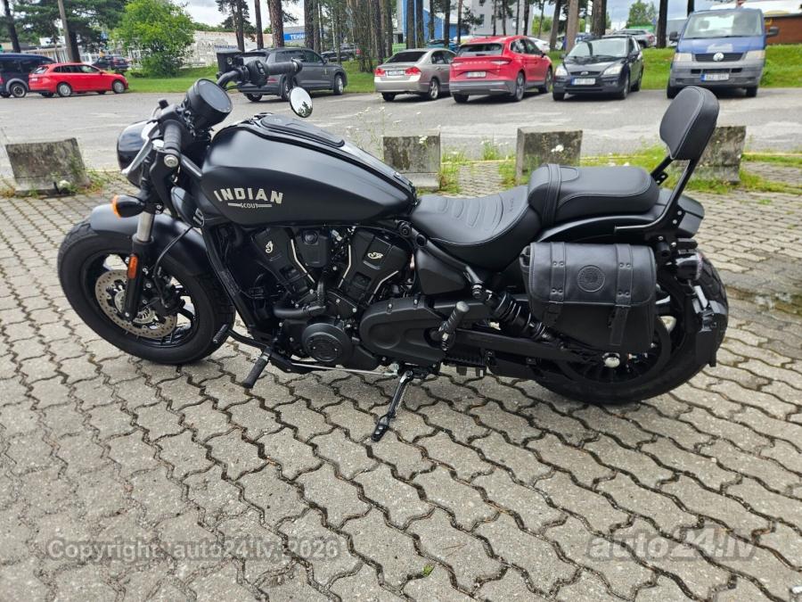 Melns Indian Scout 2025 Tallina, ar dzinēja tilpumu 1.25 L un nobraukumu 3 tūkst. km par 15900 €, foto 6 vietnē AUTOMOTO.COM.LV