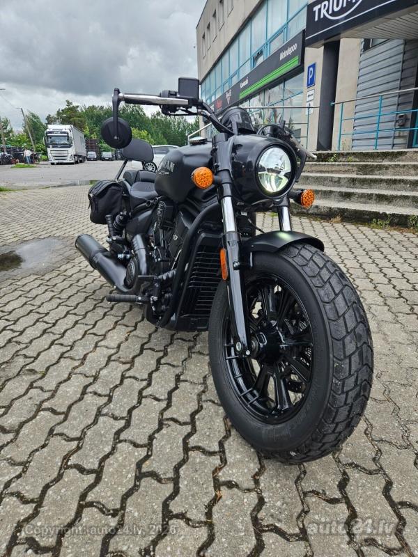 Melns Indian Scout 2025 Tallina, ar dzinēja tilpumu 1.25 L un nobraukumu 3 tūkst. km par 15900 €, foto 7 vietnē AUTOMOTO.COM.LV
