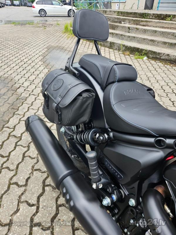 Melns Indian Scout 2025 Tallina, ar dzinēja tilpumu 1.25 L un nobraukumu 3 tūkst. km par 15900 €, foto 8 vietnē AUTOMOTO.COM.LV