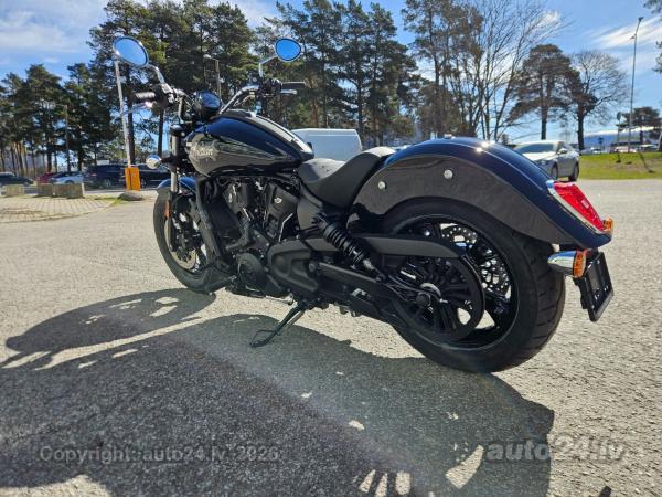 Black Indian Scout 2026 in Tallinn, with an engine capacity of 1.00 L and mileage of 1 thousand km for 14690 €, photo 4 on AUTOMOTO.COM.LV