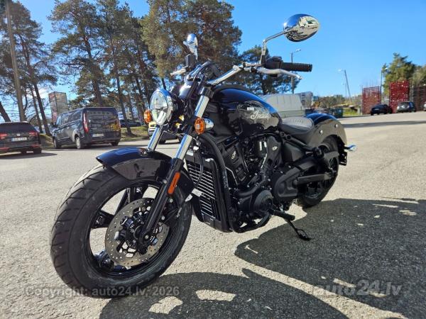 Black Indian Scout 2026 in Tallinn, with an engine capacity of 1.00 L and mileage of 1 thousand km for 14690 €, photo 6 on AUTOMOTO.COM.LV