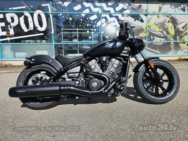 Black Indian Scout 2026 in Tallinn, with an engine capacity of 1.25 L and mileage of 1 thousand km for 17990 €, photo 2 on AUTOMOTO.COM.LV