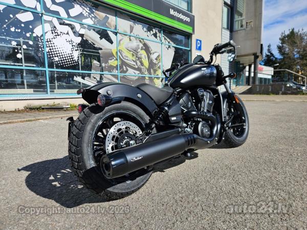 Black Indian Scout 2026 in Tallinn, with an engine capacity of 1.25 L and mileage of 1 thousand km for 17990 €, photo 3 on AUTOMOTO.COM.LV