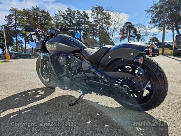 Black Indian Scout 2026 in Tallinn, with an engine capacity of 1.25 L and mileage of 1 thousand km for 17990 €, photo 4 on AUTOMOTO.COM.LV