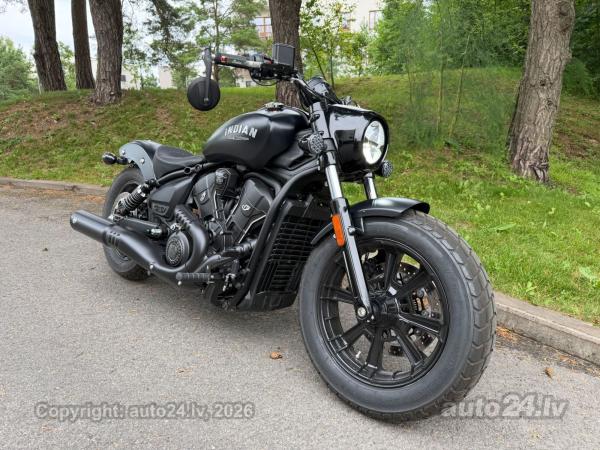 Black Indian Scout 2026 in Tallinn, with an engine capacity of 1.25 L and mileage of 1 thousand km for 19990 €, photo 1 on AUTOMOTO.COM.LV