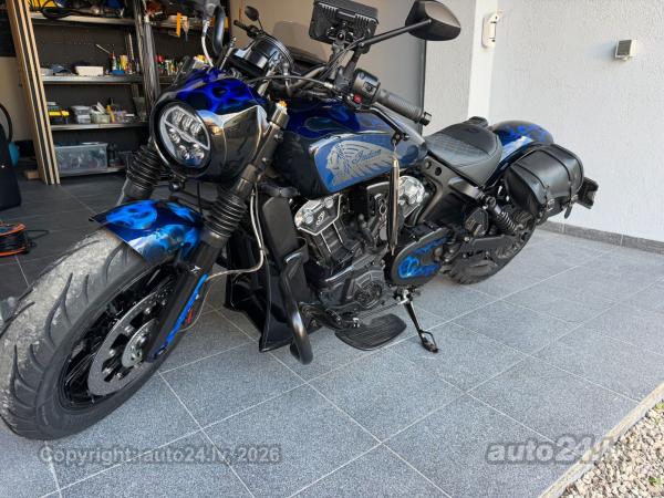 Zils Indian Scout 2022 Bauska, ar dzinēja tilpumu 1.13 L un nobraukumu 14 tūkst. km par 16500 €, foto 4 vietnē AUTOMOTO.COM.LV