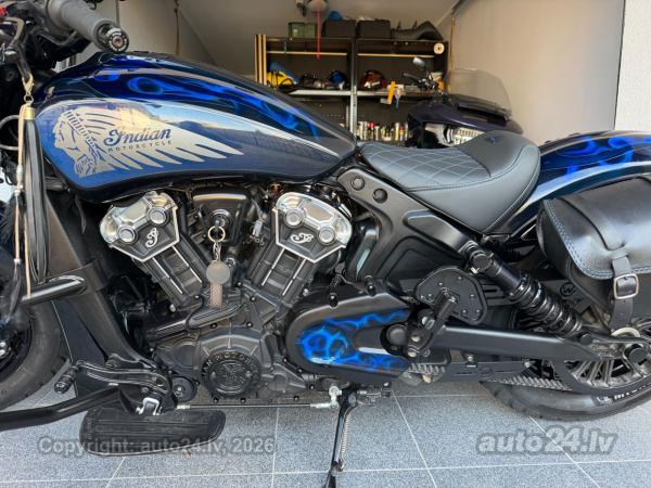 Zils Indian Scout 2022 Bauska, ar dzinēja tilpumu 1.13 L un nobraukumu 14 tūkst. km par 16500 €, foto 5 vietnē AUTOMOTO.COM.LV