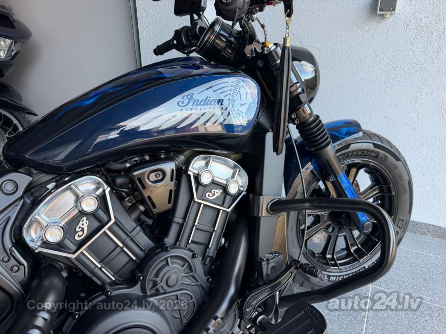 Zils Indian Scout 2022 Bauska, ar dzinēja tilpumu 1.13 L un nobraukumu 14 tūkst. km par 16500 €, foto 8 vietnē AUTOMOTO.COM.LV