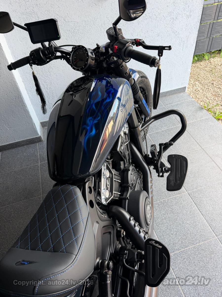 Zils Indian Scout 2022 Bauska, ar dzinēja tilpumu 1.13 L un nobraukumu 14 tūkst. km par 16500 €, foto 19 vietnē AUTOMOTO.COM.LV