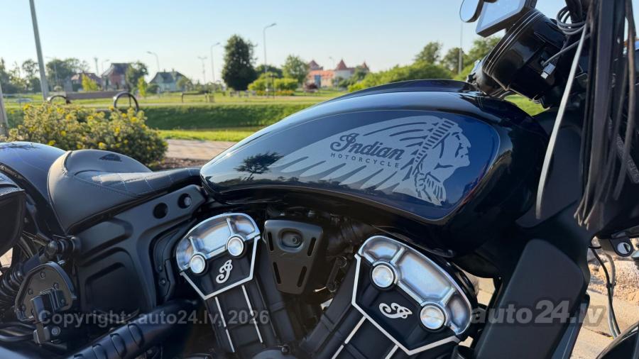 Zils Indian Scout 2022 Bauska, ar dzinēja tilpumu 1.13 L un nobraukumu 14 tūkst. km par 16500 €, foto 23 vietnē AUTOMOTO.COM.LV