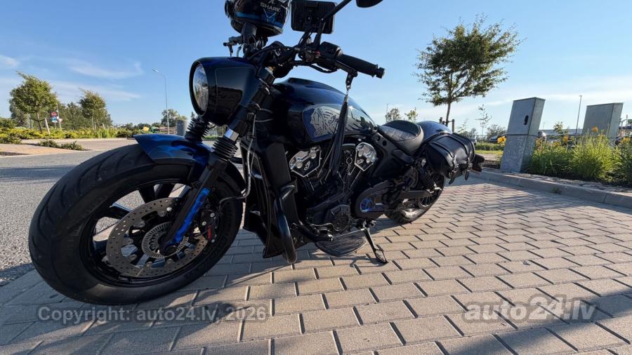 Zils Indian Scout 2022 Bauska, ar dzinēja tilpumu 1.13 L un nobraukumu 14 tūkst. km par 16500 €, foto 26 vietnē AUTOMOTO.COM.LV