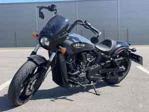Pelēks Indian Scout 2023 Kauņa, ar dzinēja tilpumu 1.13 L un nobraukumu 1 tūkst. km par 13300 €, foto  vietnē AUTOMOTO.COM.LV