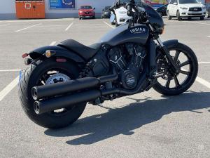 Grey Indian Scout 2023 in Kaunas, with an engine capacity of 1.13 L and mileage of 1 thousand km for 13300 €, photo 6 on AUTOMOTO.COM.LV