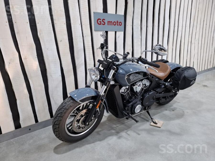 Indian Scout 2021 in Riga, with an engine capacity of 1.20 L and mileage of 0 thousand km for 8700 €, photo 5 on AUTOMOTO.COM.LV