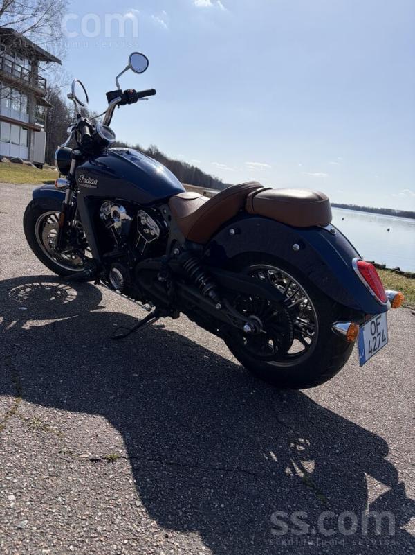 Indian Scout 2022 Rīga, ar dzinēja tilpumu 1.13 L un nobraukumu 0 tūkst. km par 9200 €, foto 4 vietnē AUTOMOTO.COM.LV