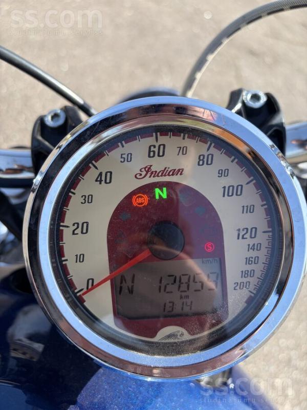 Indian Scout 2022 Rīga, ar dzinēja tilpumu 1.13 L un nobraukumu 0 tūkst. km par 9200 €, foto 5 vietnē AUTOMOTO.COM.LV