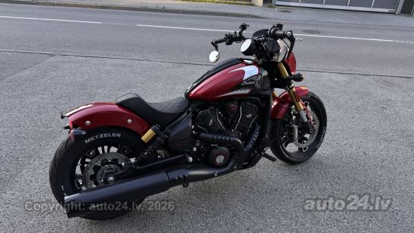 Sarkans Indian Scout 2025 Tallina, ar dzinēja tilpumu 1.25 L un nobraukumu 3 tūkst. km par 17700 €, foto 5 vietnē AUTOMOTO.COM.LV