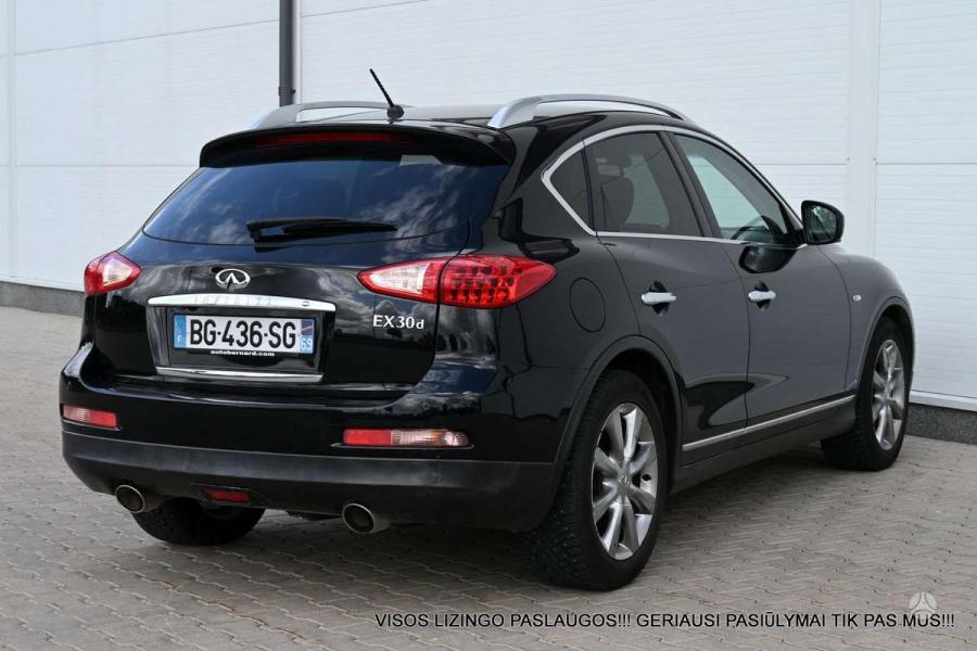 Black Infiniti ex-30 2011 in Kretinga, with an engine capacity of 3.00 L and mileage of 198 thousand km for 7899 €, photo 7 on AUTOMOTO.COM.LV