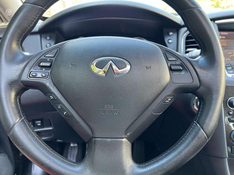 Melns Infiniti EX 35 2008 Viļņa, ar dzinēja tilpumu 3.50 L un nobraukumu 97 tūkst. km par 3850 €, foto 14 vietnē AUTOMOTO.COM.LV