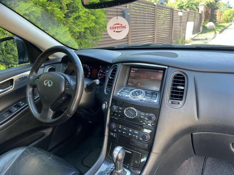 Melns Infiniti EX 35 2008 Viļņa, ar dzinēja tilpumu 3.50 L un nobraukumu 97 tūkst. km par 3850 €, foto 28 vietnē AUTOMOTO.COM.LV