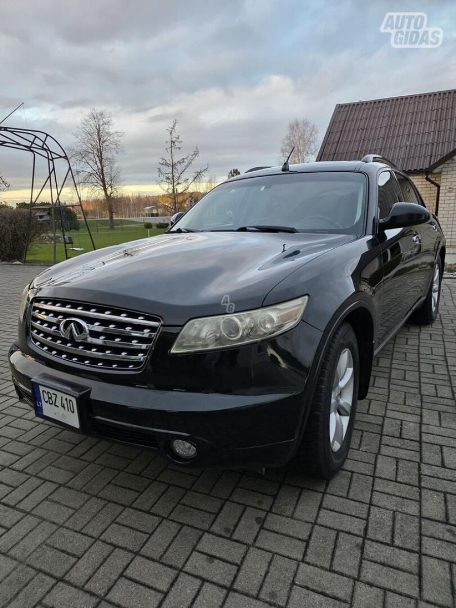 Melns Infiniti FX 35 2005 Plungė, ar dzinēja tilpumu 3.50 L un nobraukumu 198 tūkst. km par 4100 €, foto 1 vietnē AUTOMOTO.COM.LV