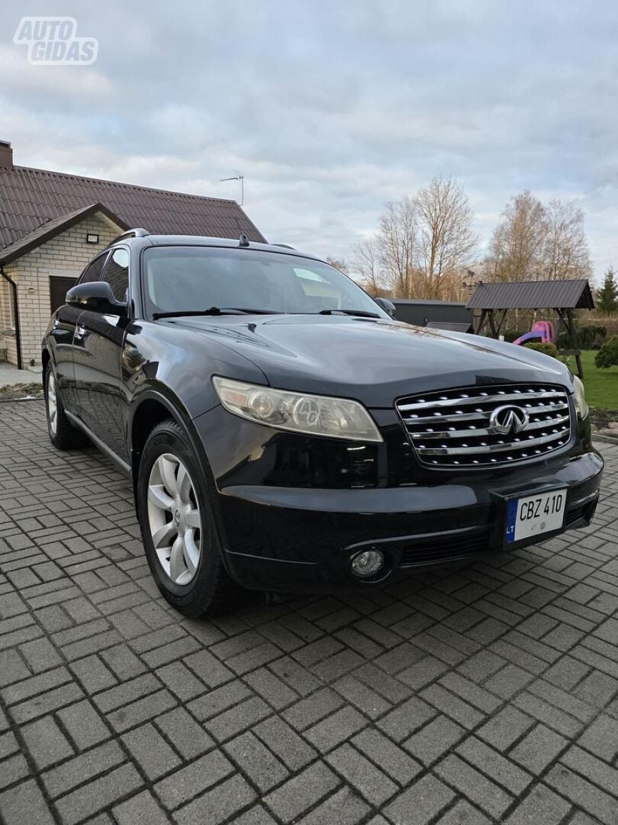 Melns Infiniti FX 35 2005 Plungė, ar dzinēja tilpumu 3.50 L un nobraukumu 198 tūkst. km par 4100 €, foto 3 vietnē AUTOMOTO.COM.LV