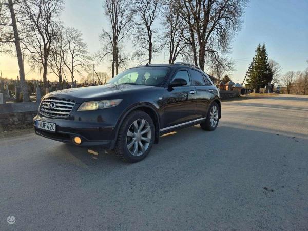 Melns Infiniti FX 35 2006 Kelmė, ar dzinēja tilpumu 3.50 L un nobraukumu 200 tūkst. km par 1999 €, foto 6 vietnē AUTOMOTO.COM.LV