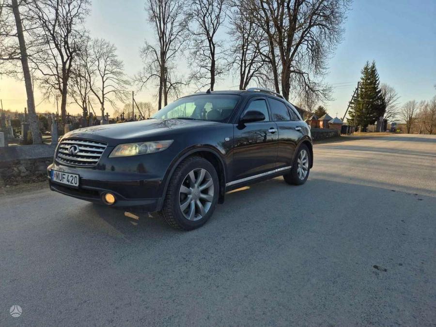 Melns Infiniti FX 35 2006 Kelmė, ar dzinēja tilpumu 3.50 L un nobraukumu 200 tūkst. km par 1999 €, foto 7 vietnē AUTOMOTO.COM.LV