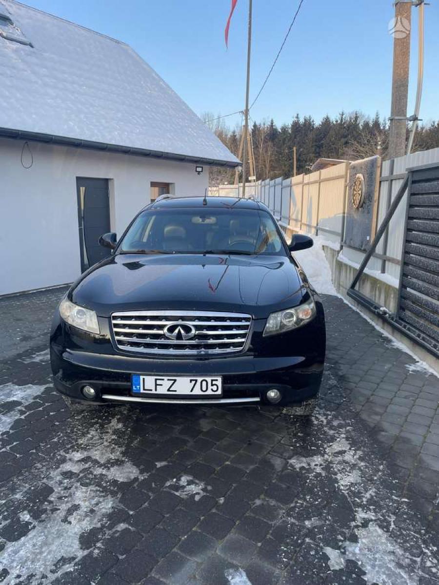 Melns Infiniti FX 35 2008 Kauņa, ar dzinēja tilpumu 3.50 L un nobraukumu 327 tūkst. km par 5400 €, foto 3 vietnē AUTOMOTO.COM.LV