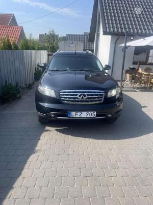 Black Infiniti FX 35 2008 in Jonava, with an engine capacity of 3.50 L and mileage of 210 thousand km for 4300 €, photo  on AUTOMOTO.COM.LV