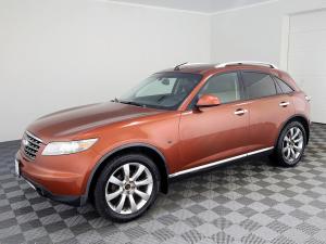 Brown Infiniti FX 35 2006 in Tallinn, with an engine capacity of 3.50 L and mileage of 132 thousand km for 1799 €, photo 3 on AUTOMOTO.COM.LV