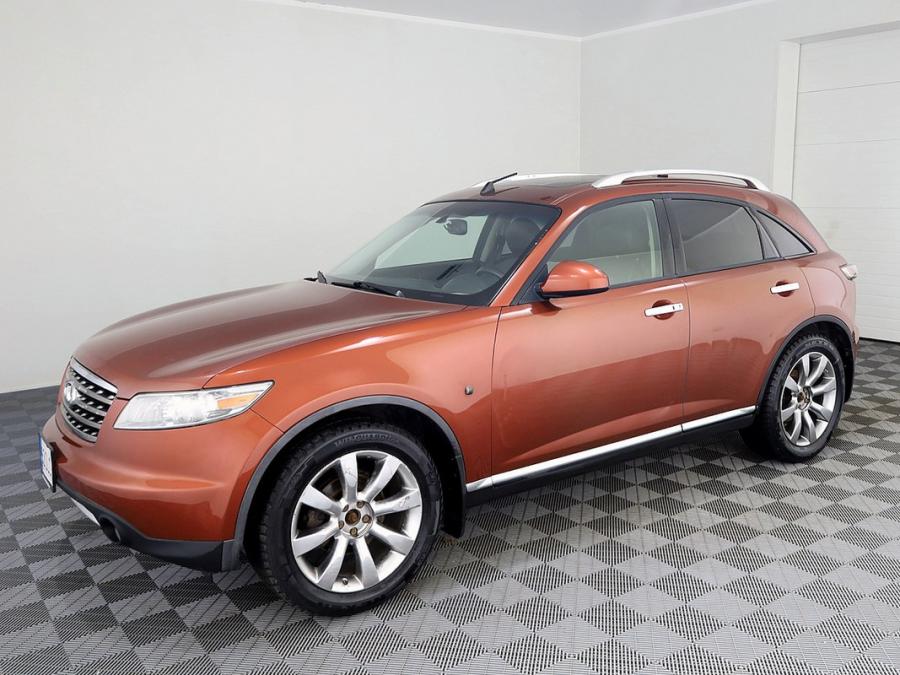 Brown Infiniti FX 35 2006 in Tallinn, with an engine capacity of 3.50 L and mileage of 132 thousand km for 1799 €, photo 3 on AUTOMOTO.COM.LV