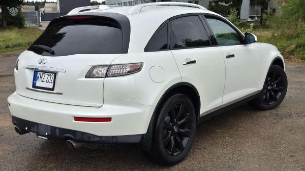 Balts Infiniti FX 35 2007 Kaišiadorys, ar dzinēja tilpumu 3.50 L un nobraukumu 128 tūkst. km par 6500 €, foto 4 vietnē AUTOMOTO.COM.LV