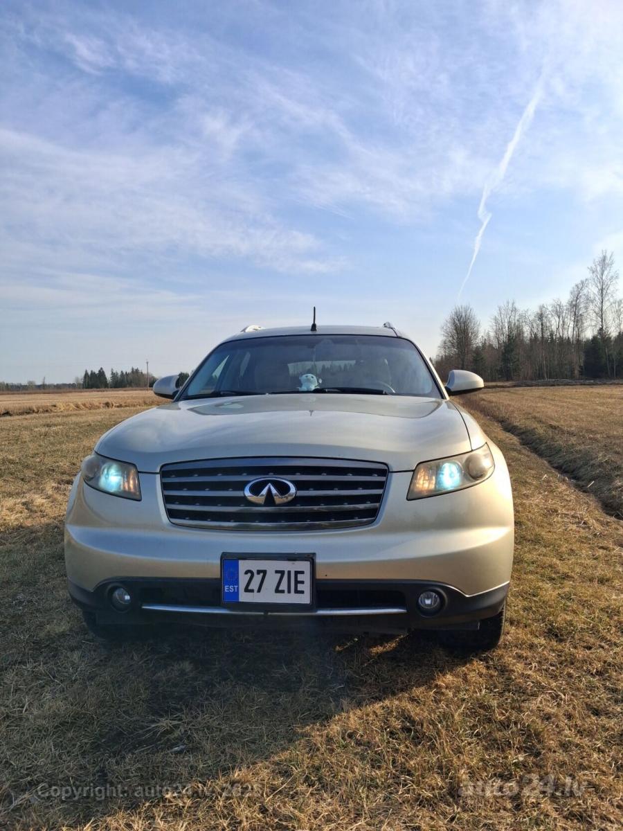 Smilšu krāsa Infiniti FX 2007 Tallina, ar dzinēja tilpumu 3.50 L un nobraukumu 142 tūkst. km par 5900 €, foto 1 vietnē AUTOMOTO.COM.LV