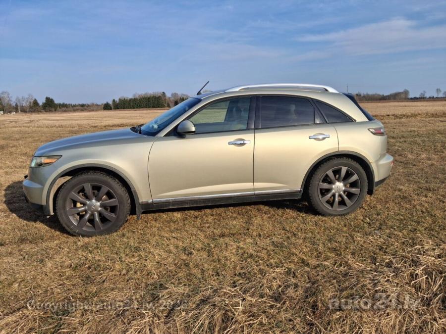 Smilšu krāsa Infiniti FX 2007 Tallina, ar dzinēja tilpumu 3.50 L un nobraukumu 142 tūkst. km par 5900 €, foto 3 vietnē AUTOMOTO.COM.LV