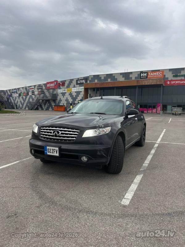 Black Infiniti FX 2004 in Maardu, with an engine capacity of 3.50 L and mileage of 356 thousand km for 3490 €, photo 3 on AUTOMOTO.COM.LV