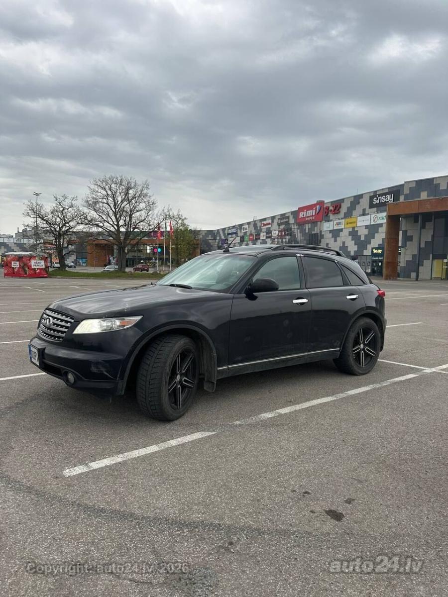 Melns Infiniti FX 2004 Mardu, ar dzinēja tilpumu 3.50 L un nobraukumu 356 tūkst. km par 3490 €, foto 8 vietnē AUTOMOTO.COM.LV