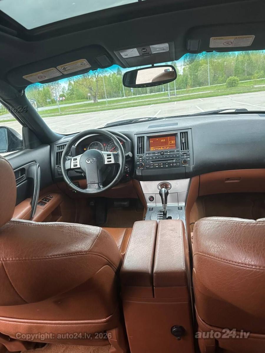 Melns Infiniti FX 2004 Mardu, ar dzinēja tilpumu 3.50 L un nobraukumu 356 tūkst. km par 3490 €, foto 11 vietnē AUTOMOTO.COM.LV