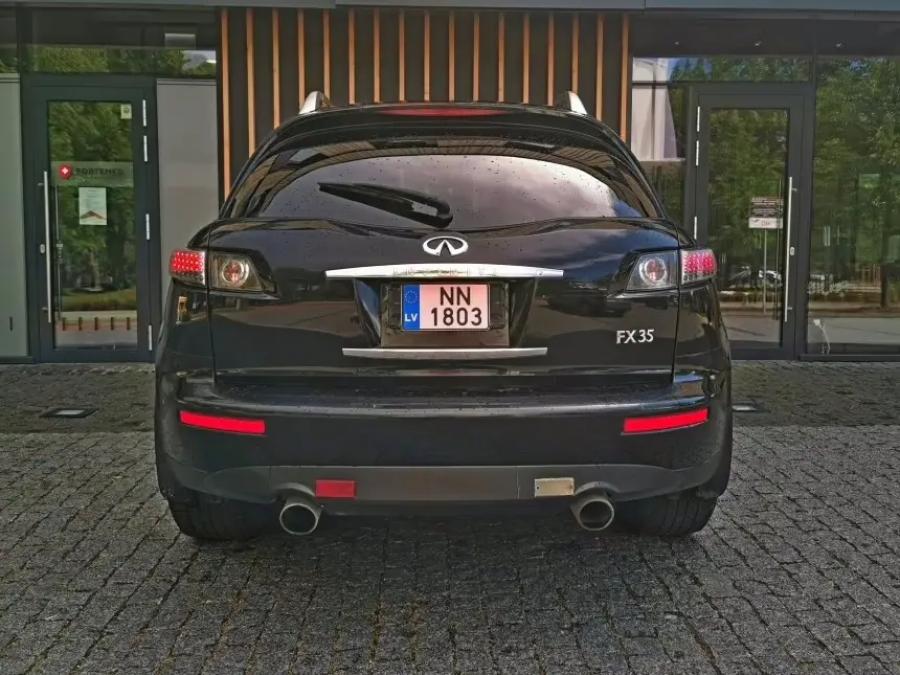 Melns Infiniti FX 2007 Rīga, ar dzinēja tilpumu 3.50 L un nobraukumu 116 tūkst. km par 5100 €, foto 8 vietnē AUTOMOTO.COM.LV