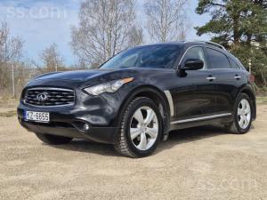 Black Infiniti FX 2009 in Riga, with an engine capacity of 3.50 L and mileage of 138 thousand km for 8500 €, photo  on AUTOMOTO.COM.LV