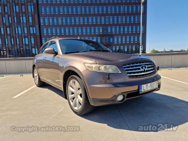 Brūns Infiniti FX 2003 Rīga, ar dzinēja tilpumu 3.50 L un nobraukumu 243 tūkst. km par 5400 €, foto 2 vietnē AUTOMOTO.COM.LV