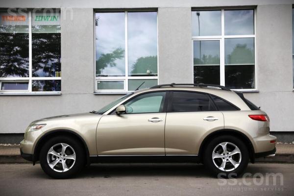 Brūns Infiniti FX 2005 Rīga, ar dzinēja tilpumu 3.50 L un nobraukumu 72 tūkst. km par 3495 €, foto 2 vietnē AUTOMOTO.COM.LV