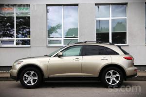Brown Infiniti FX 2005 in Riga, with an engine capacity of 3.50 L and mileage of 72 thousand km for 3495 €, photo 3 on AUTOMOTO.COM.LV
