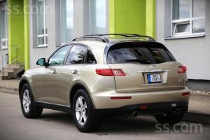Brown Infiniti FX 2005 in Riga, with an engine capacity of 3.50 L and mileage of 72 thousand km for 3495 €, photo 7 on AUTOMOTO.COM.LV