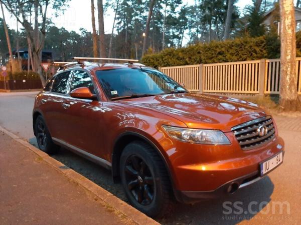 Brūns Infiniti FX 2008 Rīga, ar dzinēja tilpumu 3.50 L un nobraukumu 201 tūkst. km par 4000 €, foto 1 vietnē AUTOMOTO.COM.LV