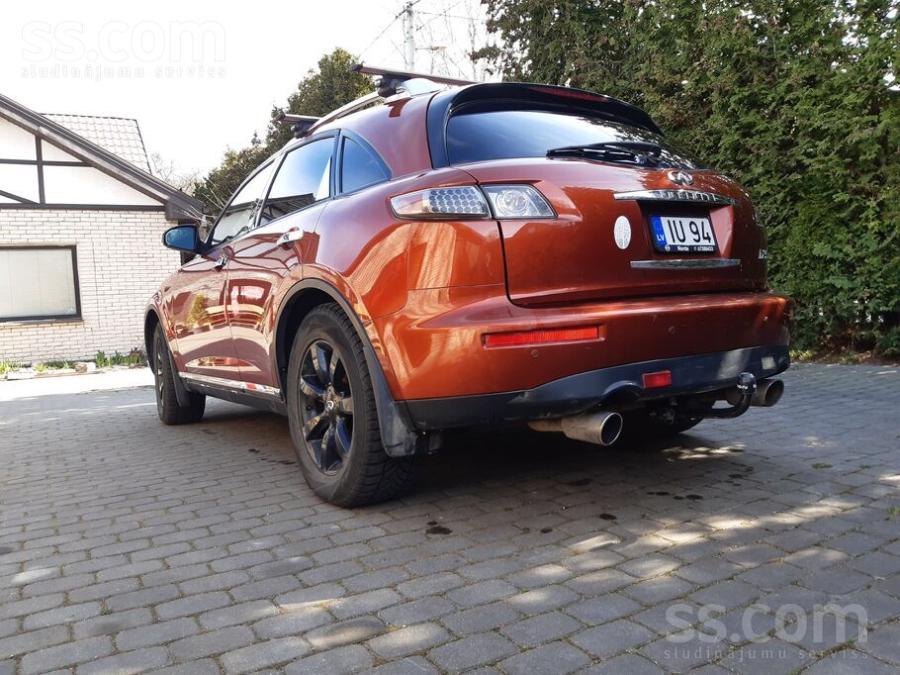 Коричневый Инфинити ФХ 2008 в Рига, объемом двигателя 3.50 л и пробегом 201 тыс. км за 4000 €, фото 10 на AUTOMOTO.COM.LV
